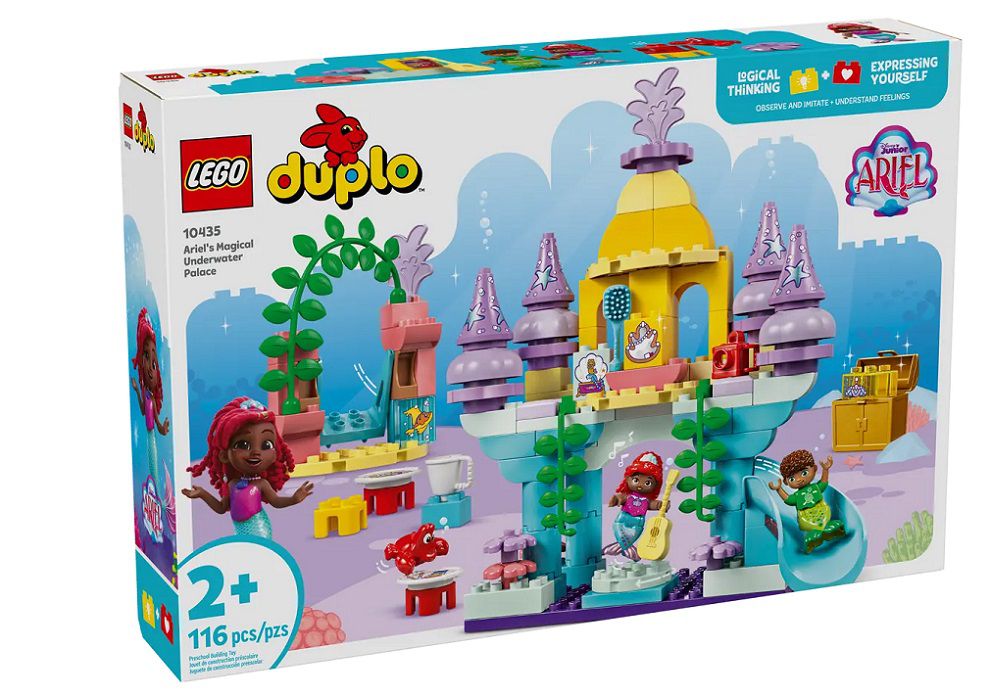 LEGO לגו 10435, Ariel's Magical Underwater Palace הארמון התת-ימי הקסום ...