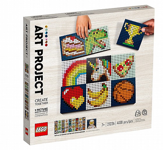 LEGO לגו 21226, Art Project-Create Together יוצרים ביחד פרויקט אומנות משותף