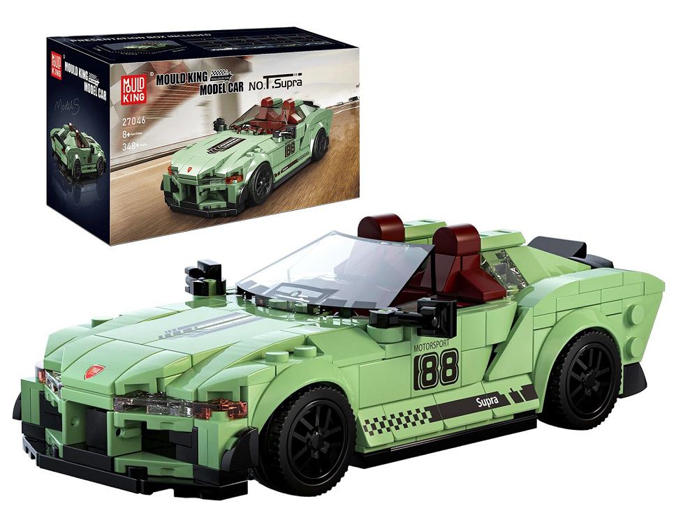 תואם לגו דגם 27046, MOULD KING T.Supra Convertible Car מכונית ספורט