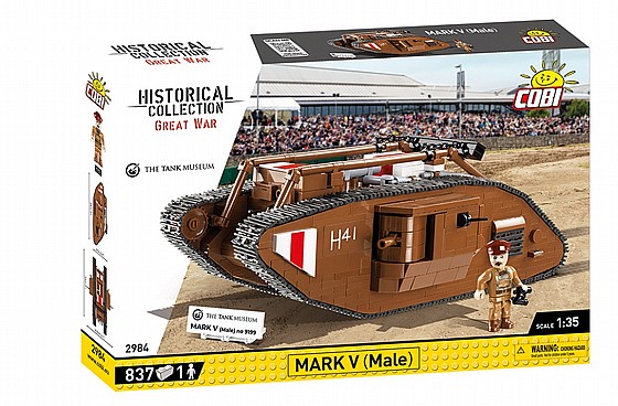 טנק בריטי מארק Mark V (Male) מקט COBI 2984