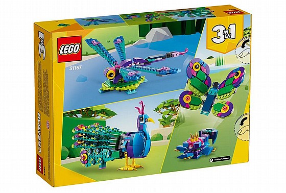 LEGO לגו 31157, Exotic Peacock טווס אקזוטי