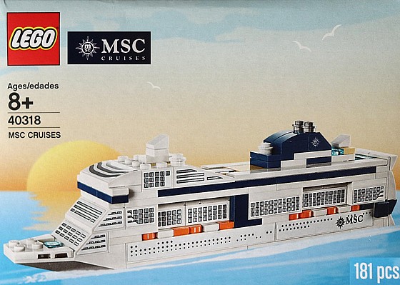LEGO לגו 40318, MSC Cruises ההפלגות באוניית MSC, מהדורת אספנות