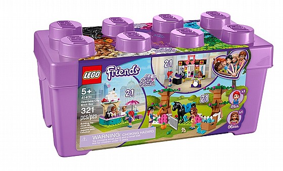 LEGO לגו 41431, Heartlake City Brick Box קופסת הלבנים של הארטלייק סיטי ...