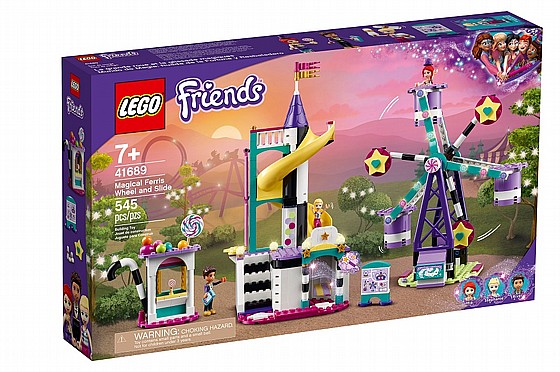 LEGO לגו 41689, Magical Ferris Wheel and Slide גלגל ענק ומגלשה קסומה