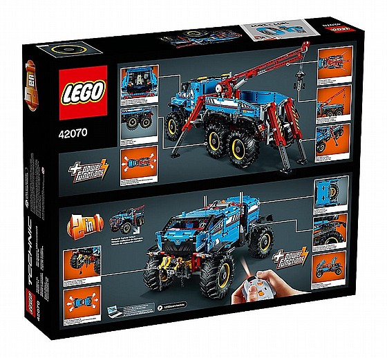 LEGO לגו 42070, 6X6 All Terrain Tow Truck משאית גרר 6X6