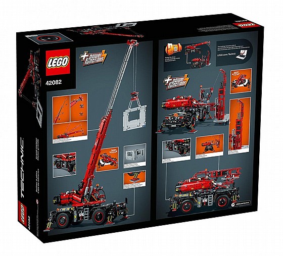 LEGO לגו 42082, Rough Terrain Crane מנוף לשטח קשה
