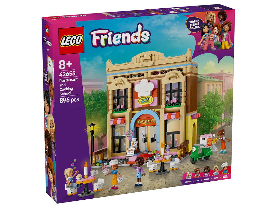LEGO לגו 42655, Restaurant and Cooking School מסעדה ובית ספר לבישול