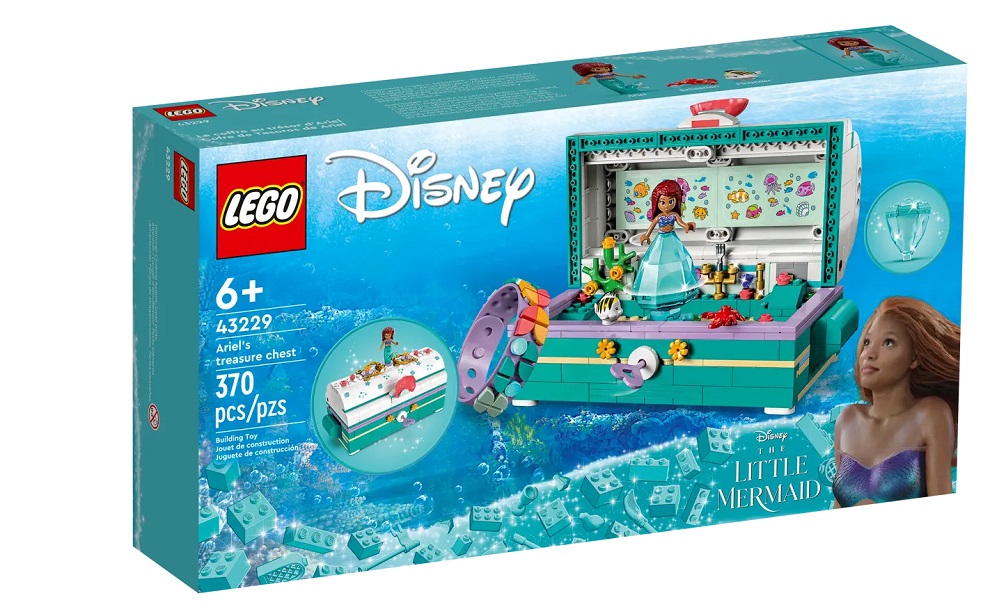 LEGO לגו 43229, Ariel's Treasure Chest תיבת האוצר של אריאל