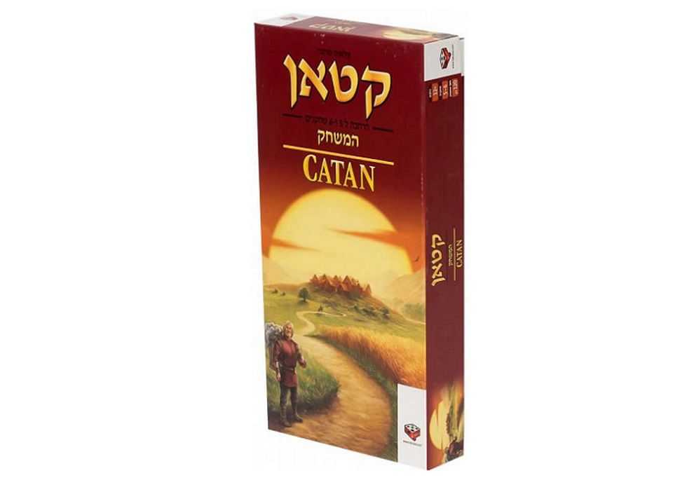 משחק האסטרטגיה CATAN קטאן - המתיישבים של קטאן 5 עד 6 שחקנים (הרחבה ...