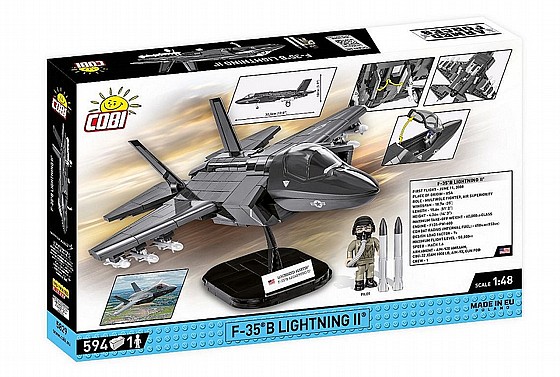 מטוס קרב אמריקאי F-35 B לייטנינג F-35 B Lightning II מקט COBI 5829