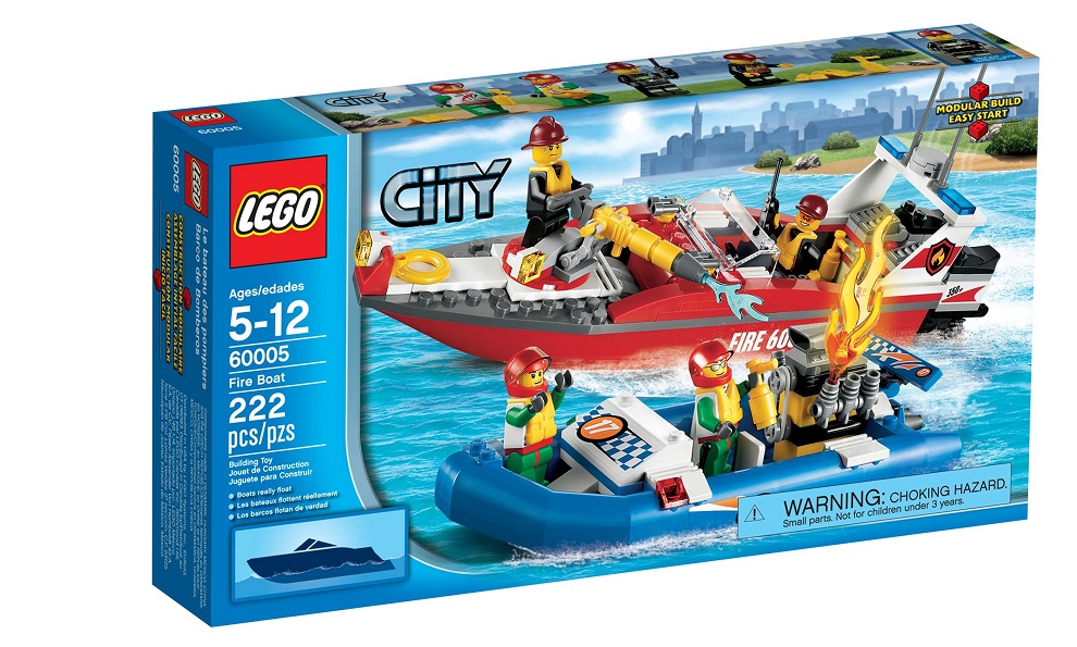 LEGO לגו 60005, Fire Boat סירת חילוץ והצלה של כיבוי אש