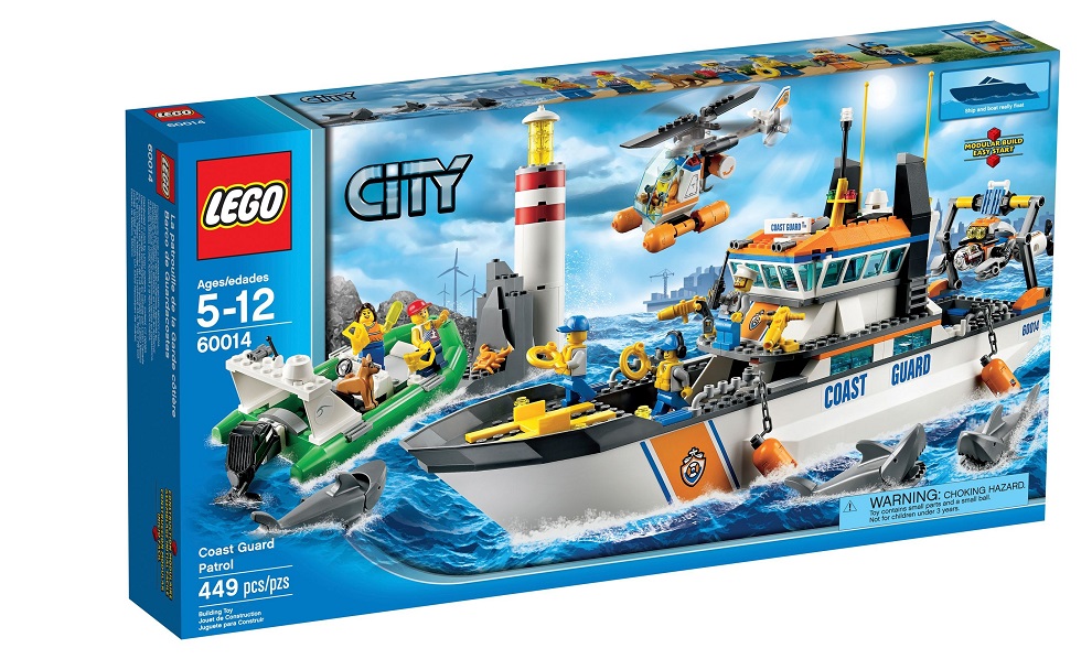 LEGO לגו 60014, Coast Guard Patrol סיור משמר החופים