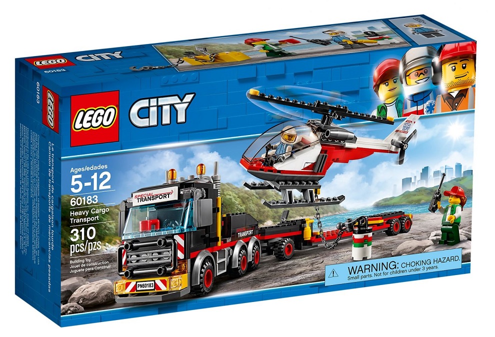 LEGO לגו 60183, Heavy Cargo Transport מוביל מטענים כבדים