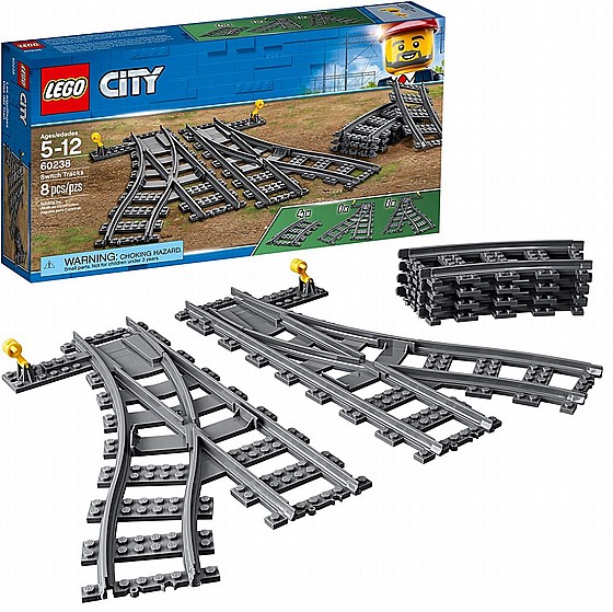 LEGO לגו 60238, Switch Tracks ערכת מסילות רכבת מתחלפות של לגו סיטי