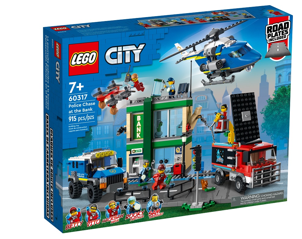 LEGO לגו 60317, Police Chase at the Bank מרדף משטרתי בבנק של לגו סיטי