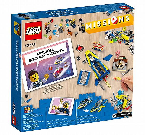 LEGO לגו 60355, Water Police Detective Missions משימות הבילוש של המשטרה ...