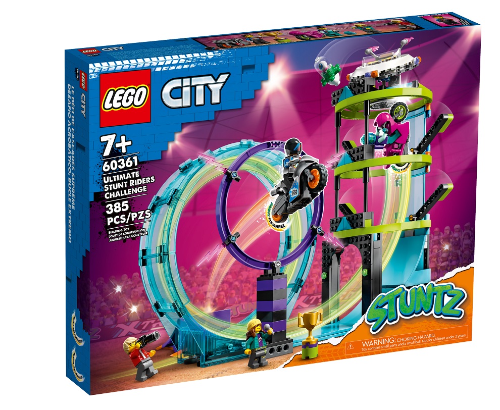 LEGO לגו 60361, Ultimate Stunt Riders Challenge אתגר הפעלולים האולטימטיבי