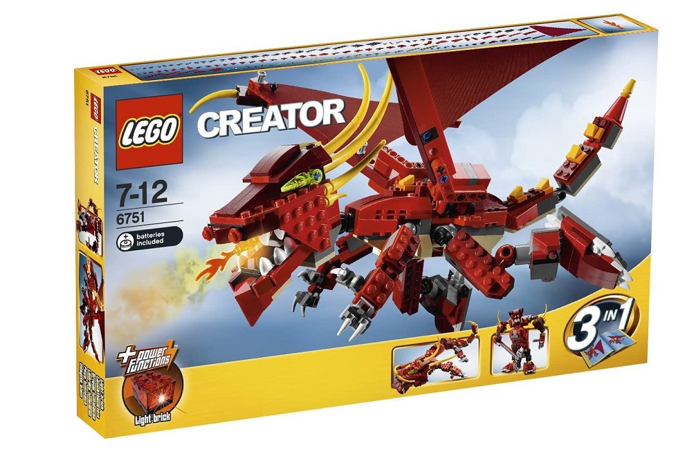 LEGO לגו 6751, Fiery Legend דרקון יורק אש