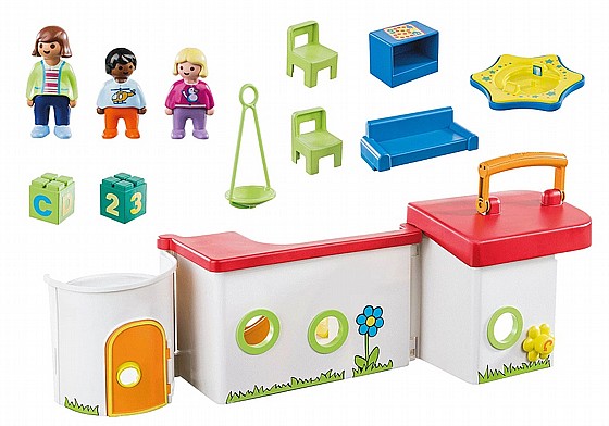 פליימוביל PLAYMOBIL 70399 גן ילדים במארז נשיאה ואחסון