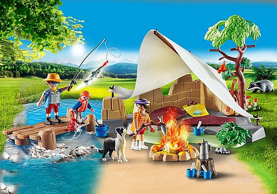 פליימוביל PLAYMOBIL 70743 טיול קמפינג משפחתי