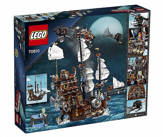 LEGO לגו 70810, MetalBeard's Sea Cow ספינת פרת ים של זקן-מתכת