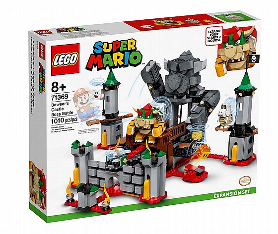 LEGO לגו 71369, Bowser's Castle Boss Battle Expansion Set טירת הקרב של ...