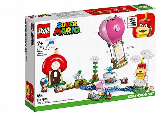 LEGO לגו 71419, Peach's Garden Balloon Ride Expansion Set כדור פורח ...