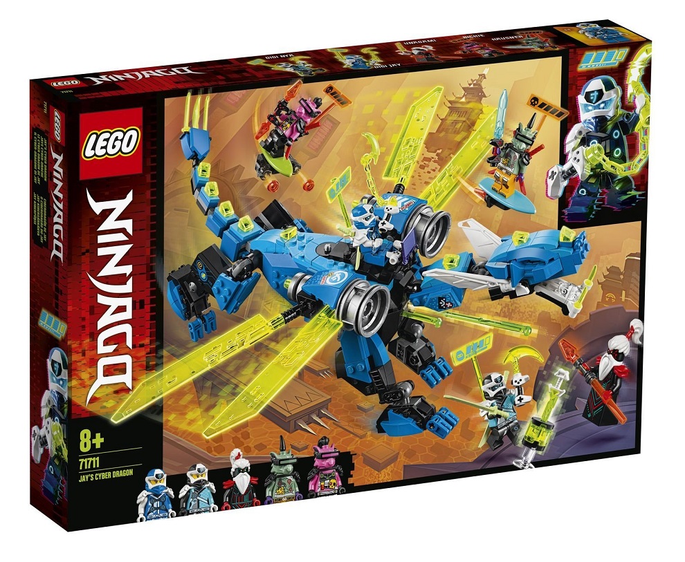 LEGO לגו 71711, Jay's Cyber Dragon דרקון הסייבר של ג'יי