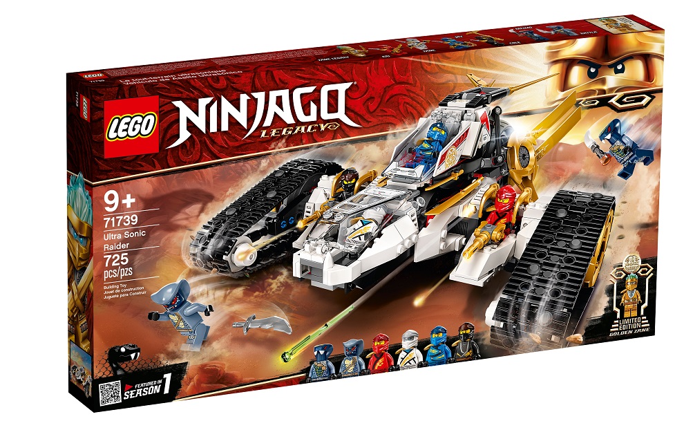 LEGO לגו 71739, Ultra Sonic Raider כלי רכב תוקף על-קולי