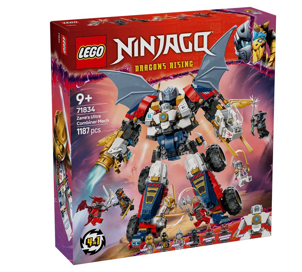 LEGO לגו 71834, Zane's Ultra Combiner Mech רובוט אולטרה משולב של זאין