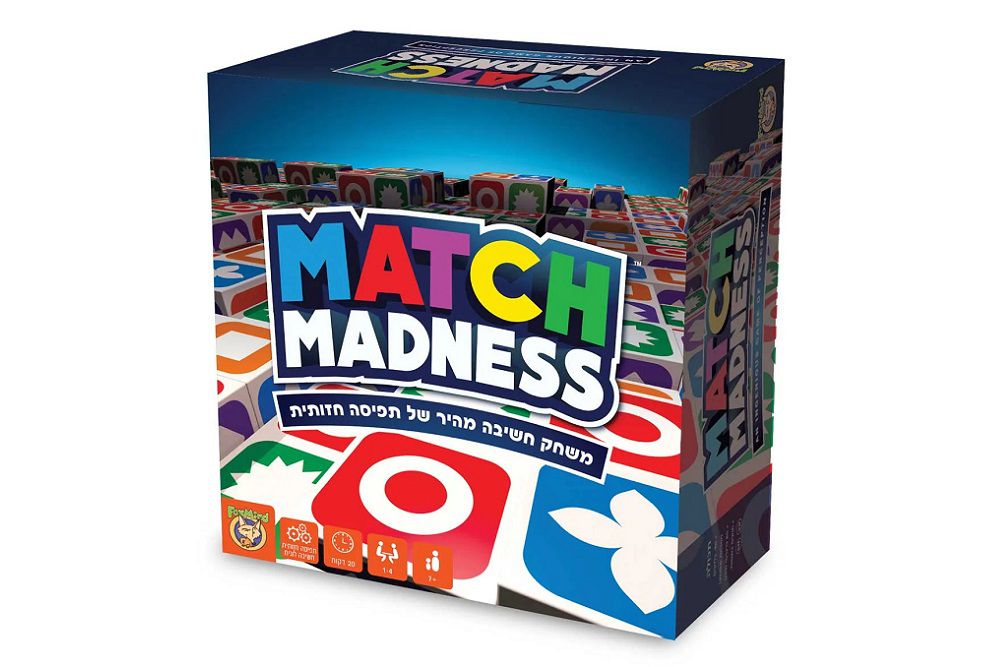 מאצ' מדנס MATCH MADNESS - משחק חשיבה מהיר של תפיסה חזותית